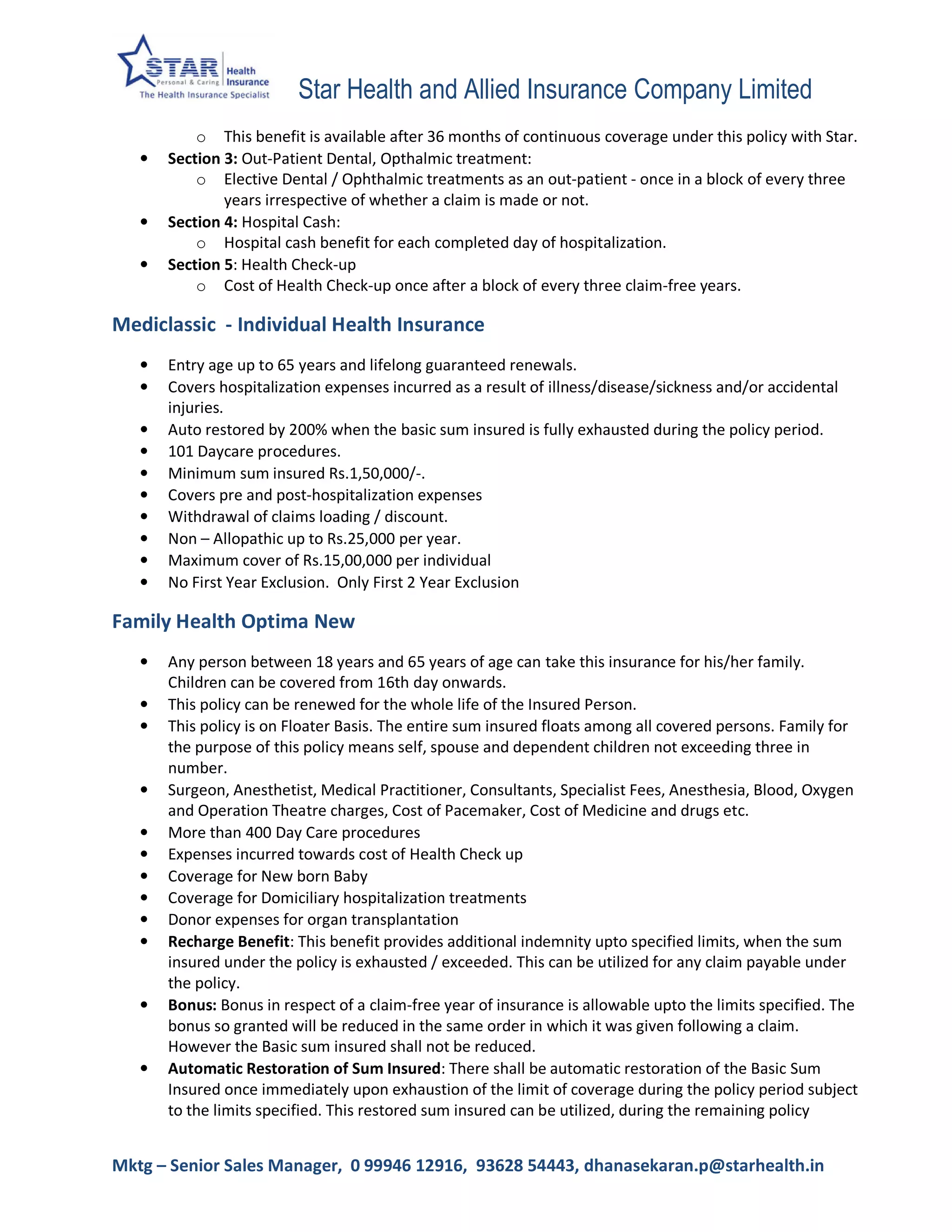 Star Health Insurance Coimbatore / starhealth / starhealthinsurance | PDF