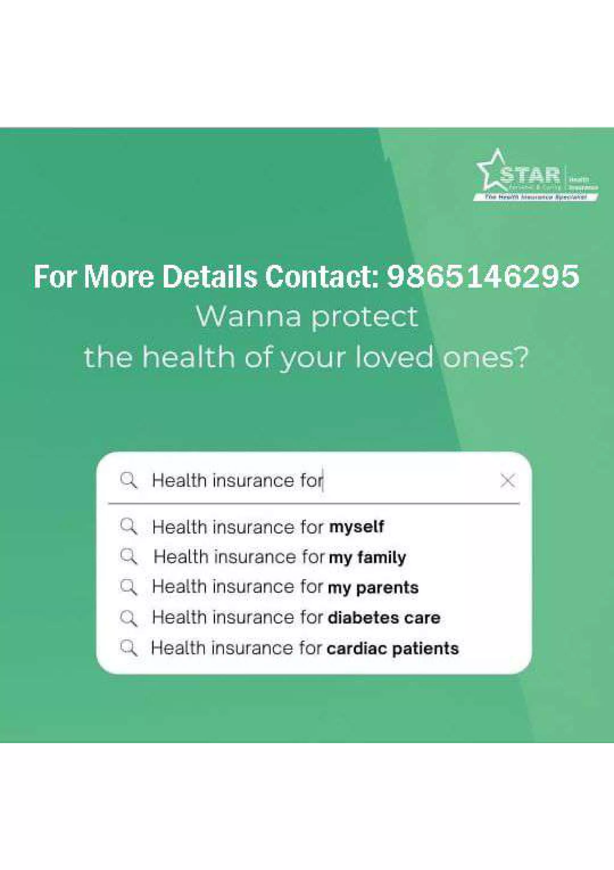 Star health insurance coimbatore | PDF