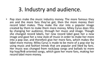 Star image – miley cyrus | PPTX | Music | Entertainment