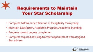 Star Scholarship Information Session | PPTX