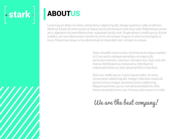 Stark PowerPoint Template | PPT