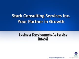 Stark Consulting Services Inc.- BDAS Capabilities Presentation | PPT
