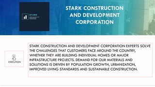 Stark construction and devt corp : A Proposed Business Plan | PPT