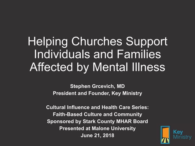 Helping Churches Support Individuals and Families Affected by Mental ...