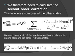 Stark Effect_Splitting of Spectral lines due to Electric Field.ppt