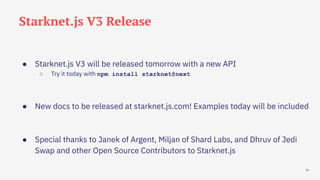StarkNet JS | PDF | Web Development | Internet