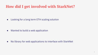 StarkNet JS | PDF | Web Development | Internet