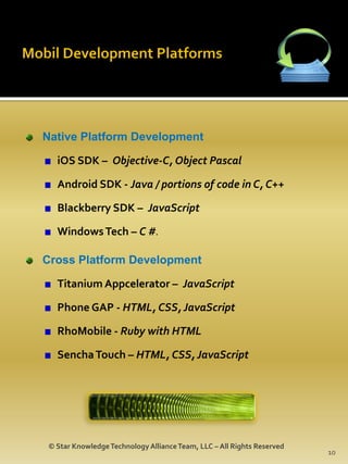 Star Knowledge Mobile Services: Financial Industry Focus | PDF | Business Banking & Finance ...