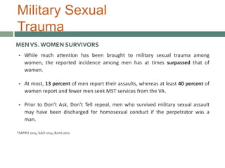 Moral Injury_Military Sexual Trauma | PPTX