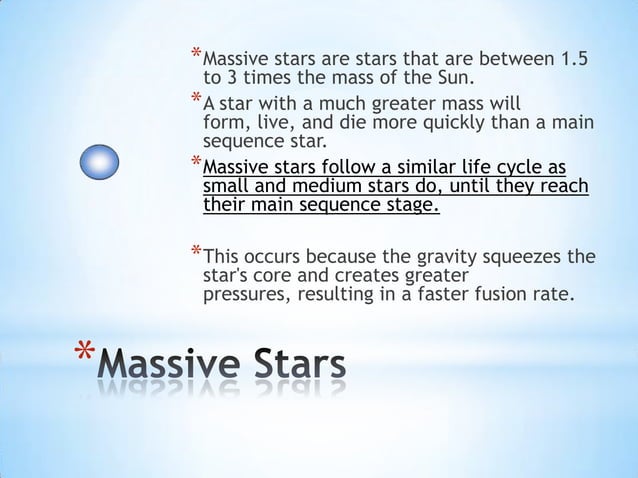 Star life cycle | PPTX