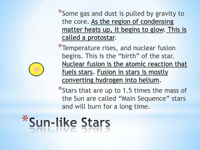 Star life cycle | PPTX