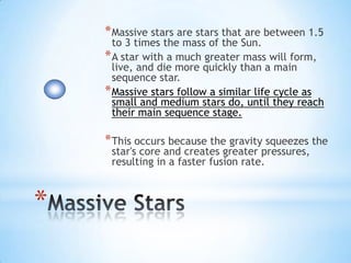 Star life cycle | PPTX