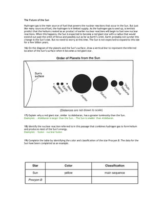 Star life cycles | DOCX