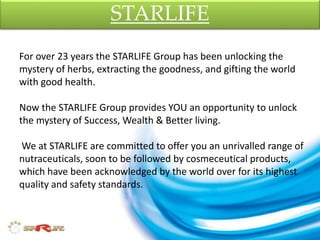 STARLIFE HISTORY | PPT