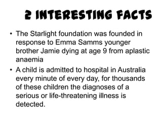 FGS BM research Starlight childrens foundation | PPT