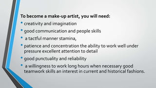 Starlight express Makeup designer | PPT