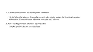 fluid management monitor - Baxter Starling | PPTX