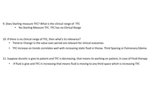 fluid management monitor - Baxter Starling | PPTX
