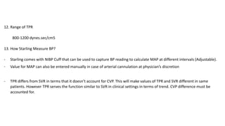 fluid management monitor - Baxter Starling | PPTX