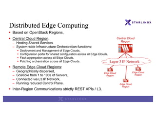 StarlingX - Driving Compute to the Edge with OpenStack | PPT
