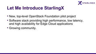 StarlingX - Project Onboarding | PDF | Shareware and Freeware | Computer Software and Applications