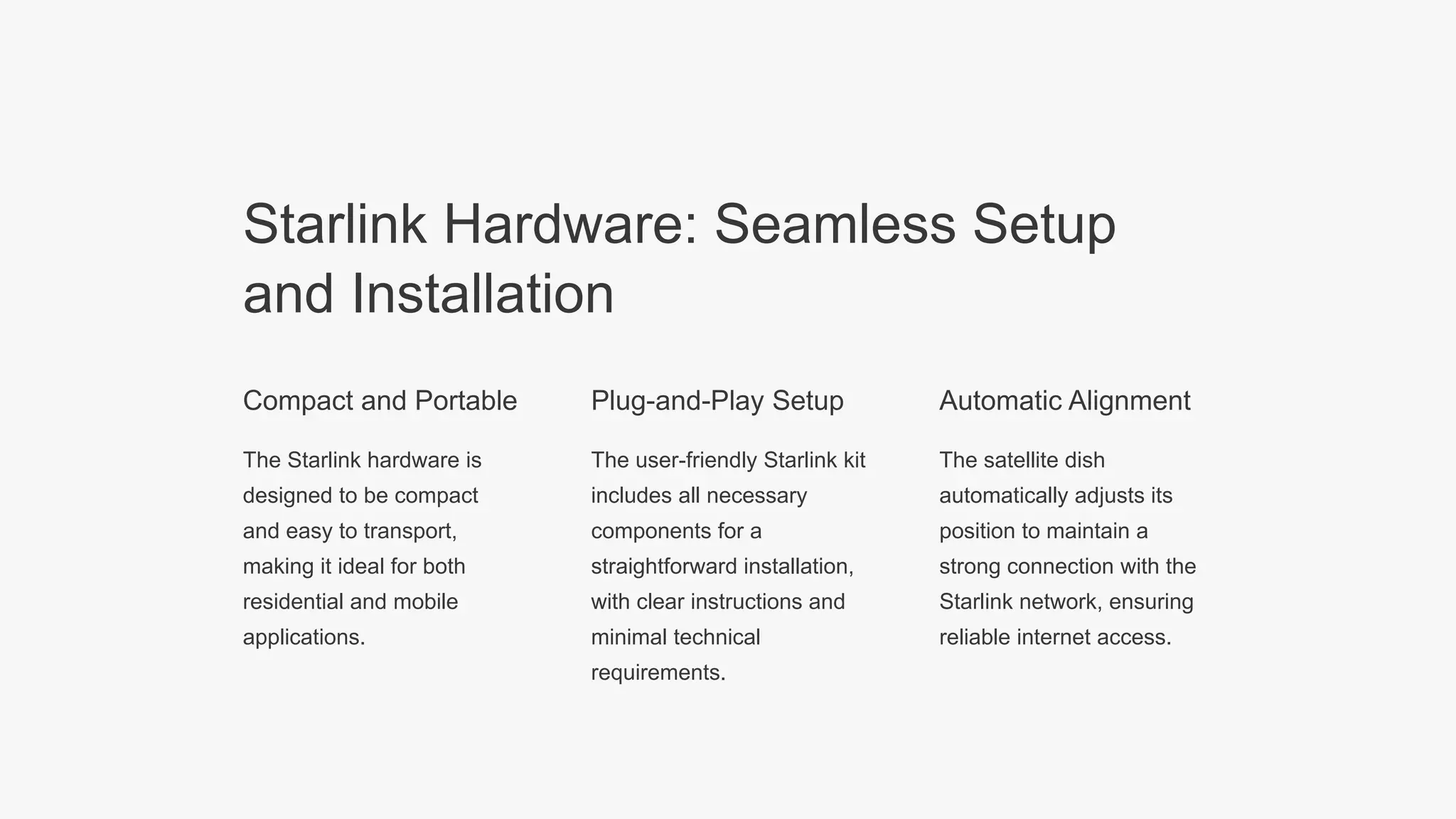 Starlink Setup: Streamlined Installation for Global High-Speed Internet ...