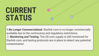 CASE STUDY ABOUT STARLINK CORN CROPS | PDF