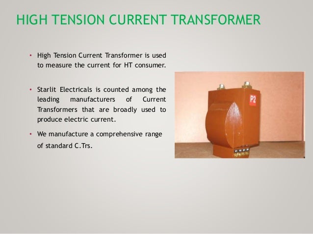 High Tension Current Transformer in Pune