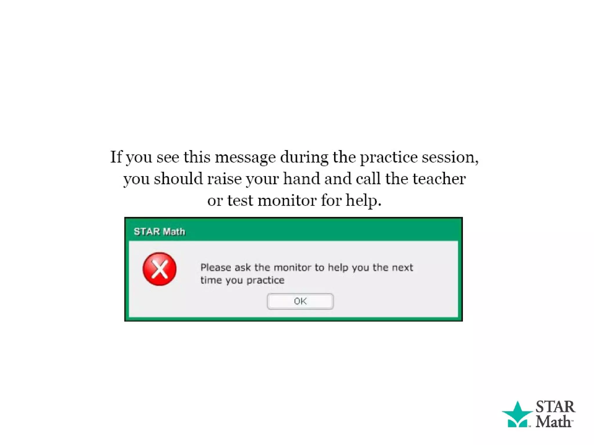 Star Math Pre Test Instructions | PPT