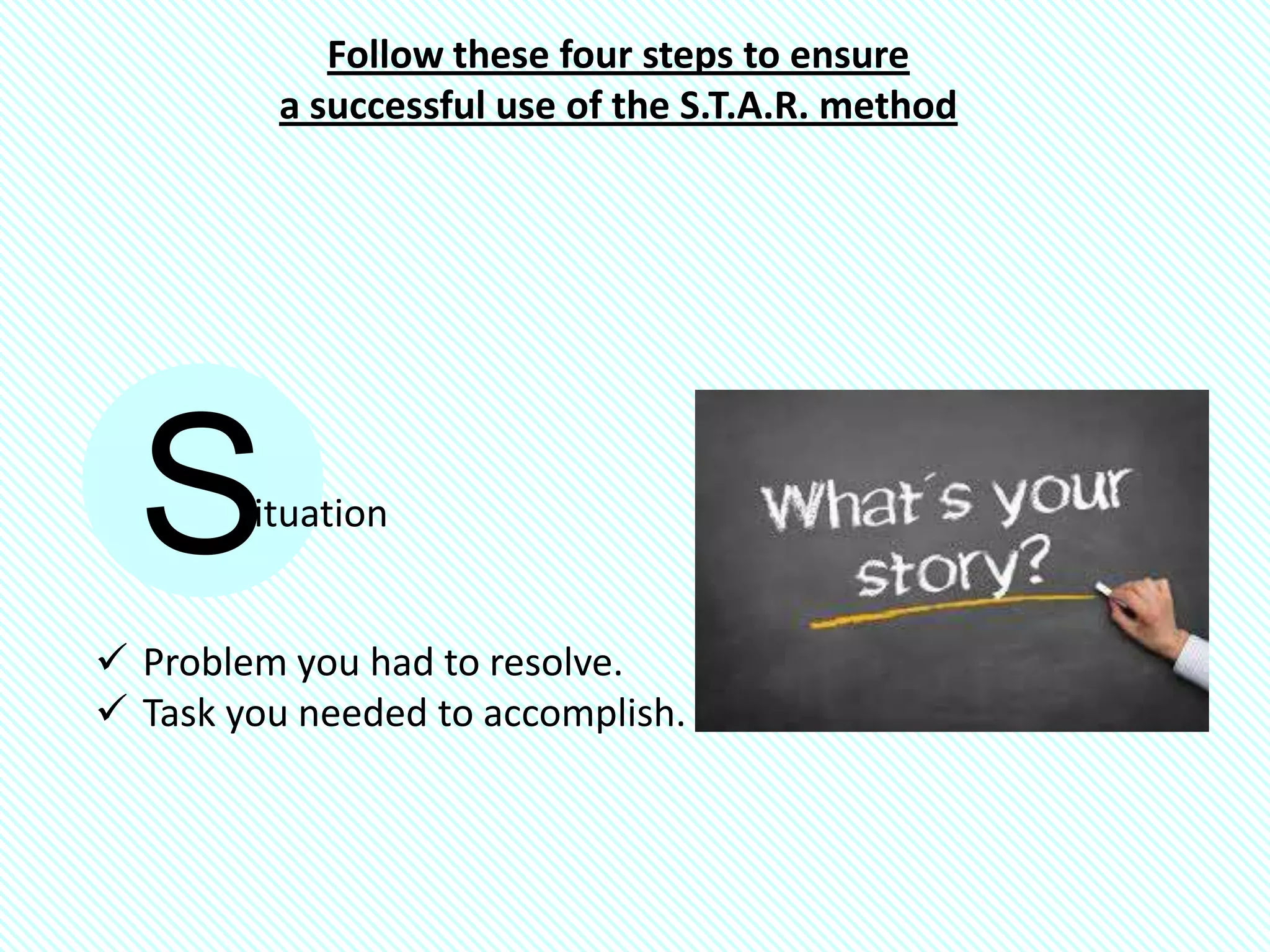 Star method to shine in interviews. | PPTX