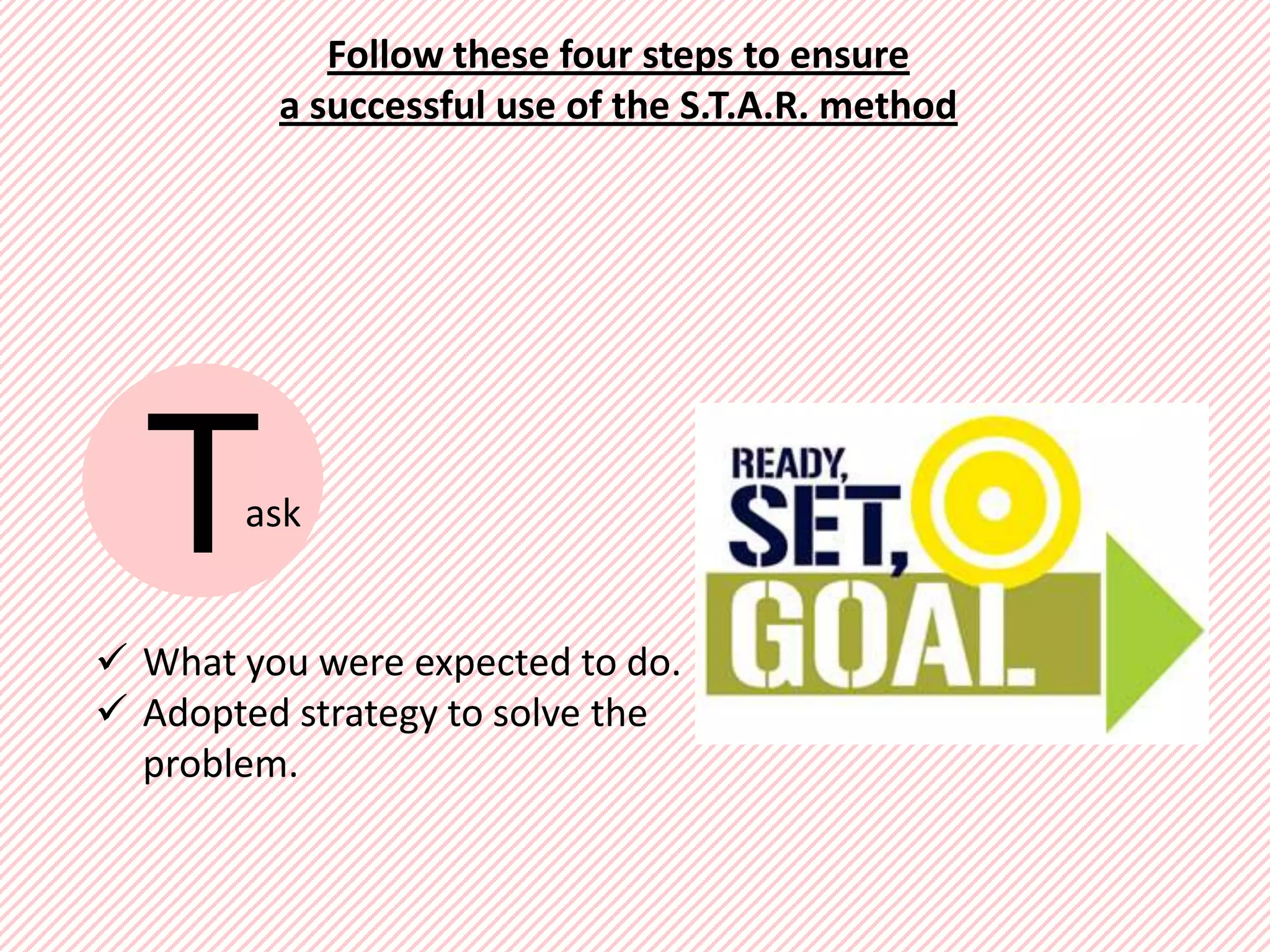 Star method to shine in interviews. | PPTX