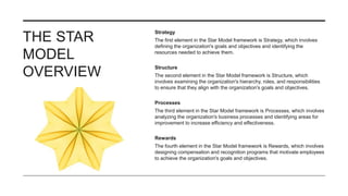 Star model for diagnosing organisationsal problems | PPTX
