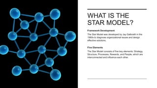 Star model for diagnosing organisationsal problems | PPTX