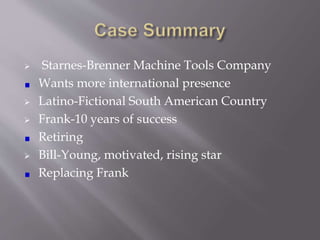 Starnes Brenner Machine Tool Company | PPTX