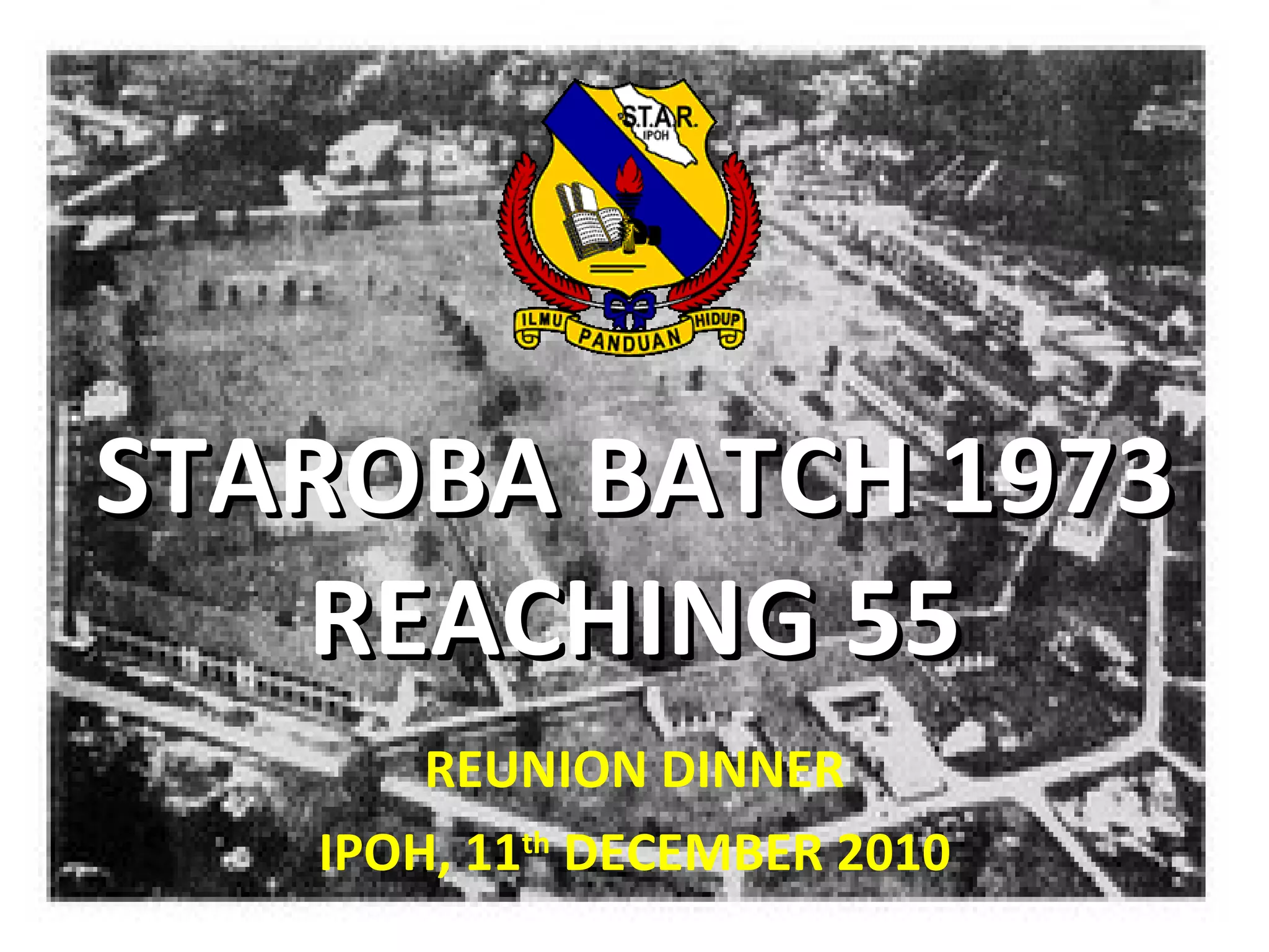Staroba 1973 reaching 55 | PPT