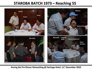 Staroba 1973 reaching 55 | PPT