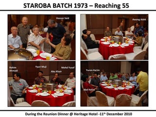 Staroba 1973 reaching 55 | PPT