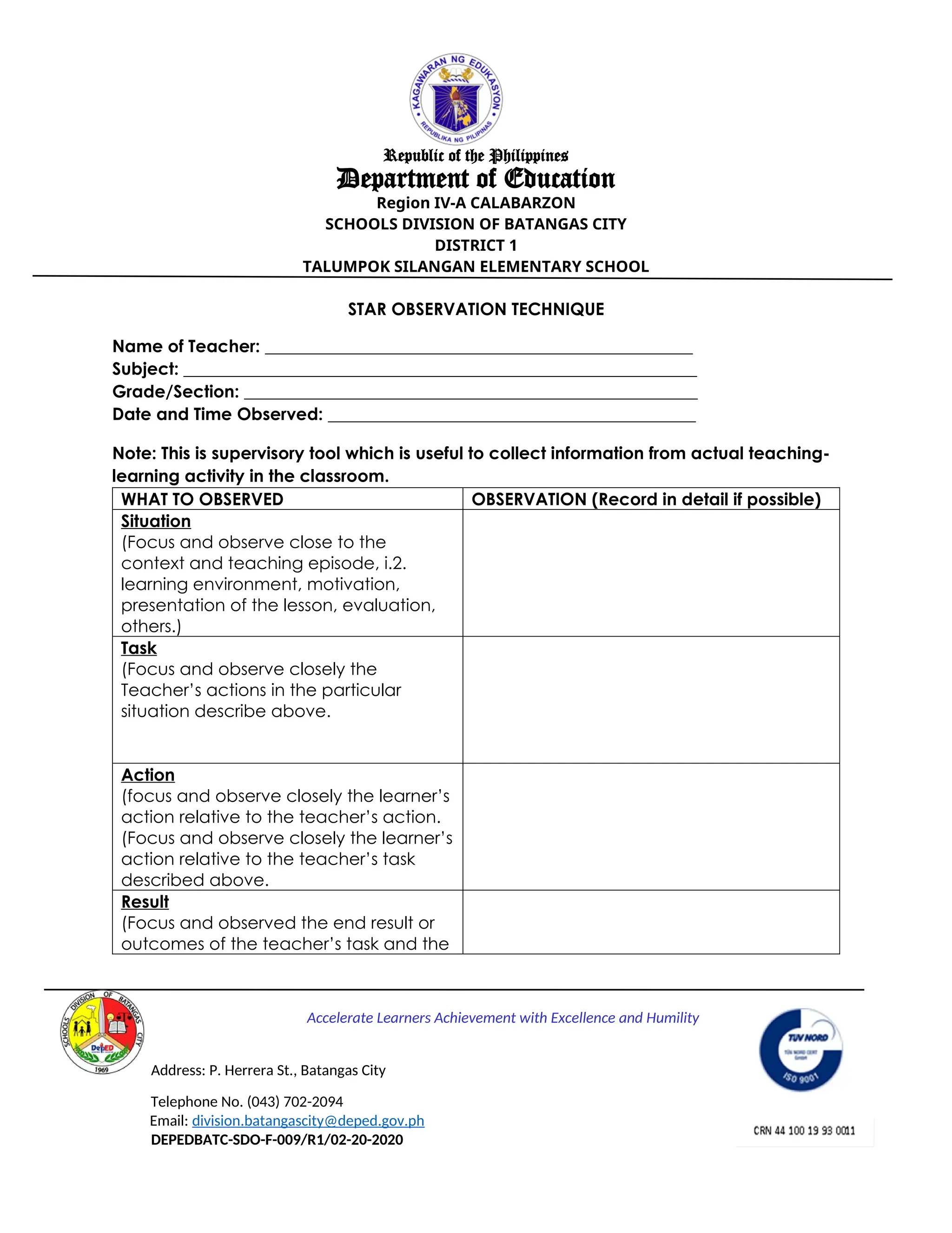 star observation tool in elementary.docx