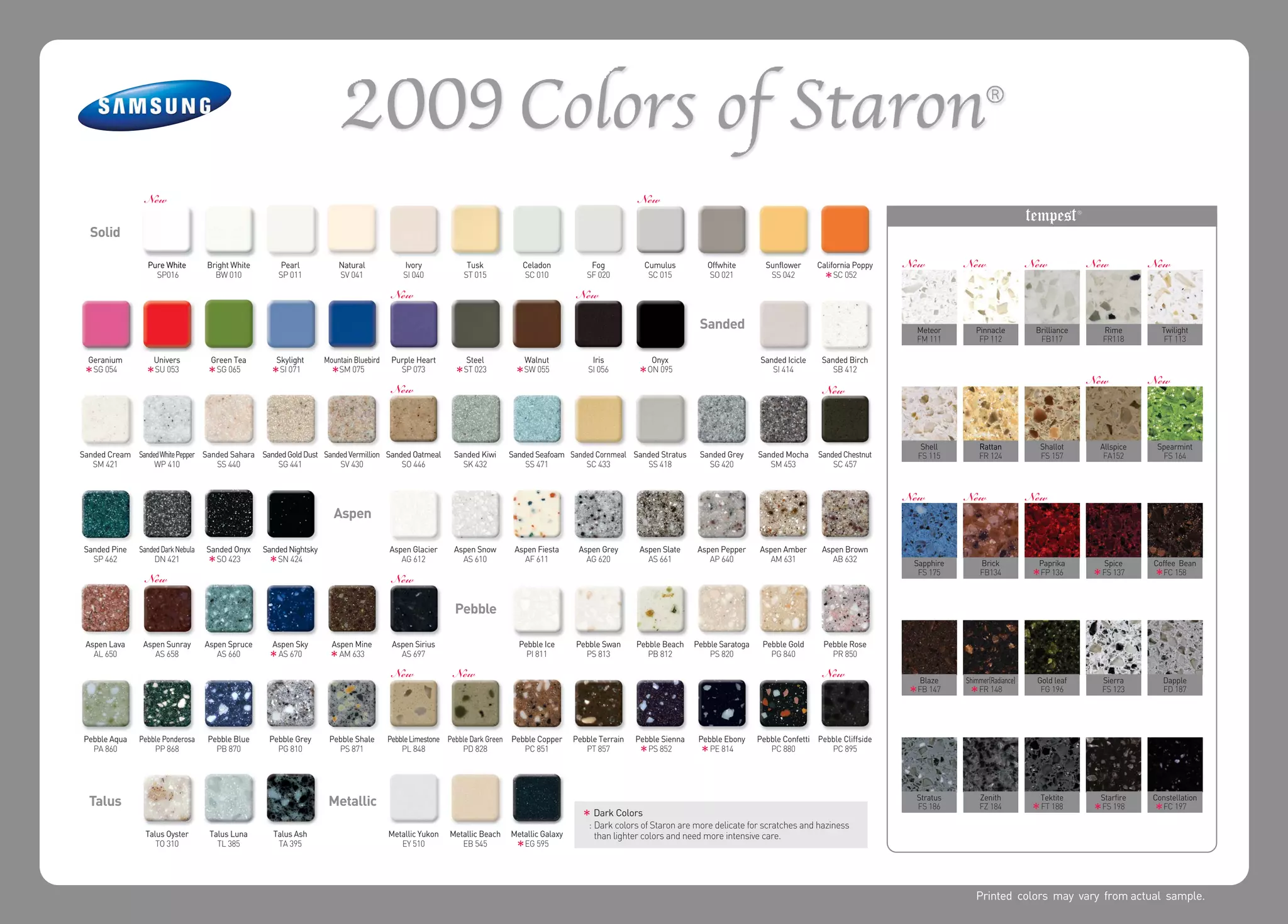 Staron kolory 2009 | PDF