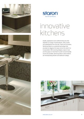 Staron Kitchen and Bathroom brochure | PDF