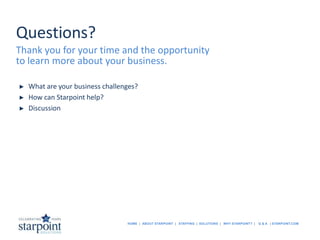 Starpoint corporate presentation_linked_in | PPTX