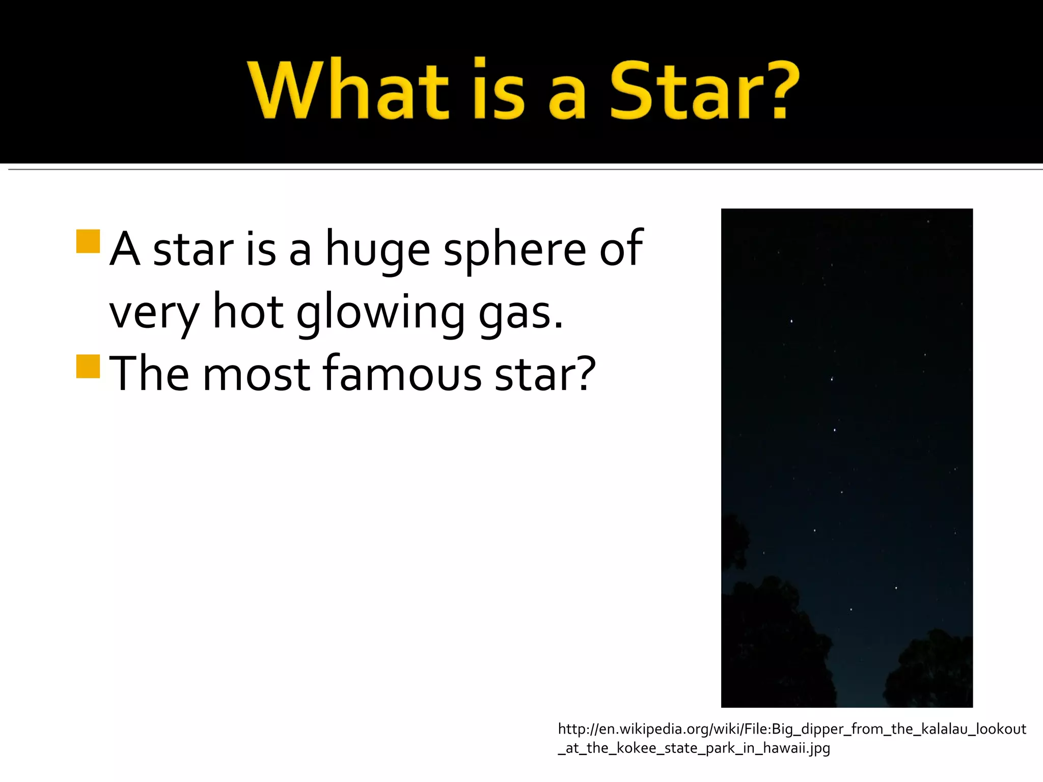 Stars and Constellations | PPT