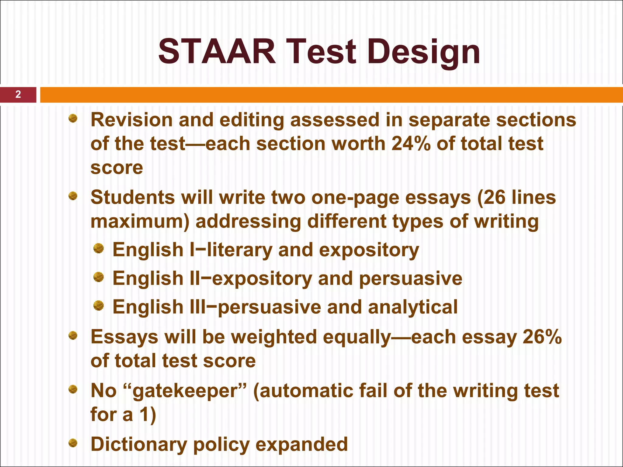 Starr writing samples and tips ppt | PPT | Standardized Testing ...