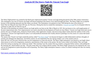 Starry Night | PDF
