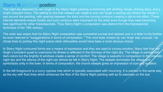 THE STARRY NIGHT ( analysis) | PPTX
