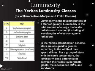 Stars and their classifications | PPTX
