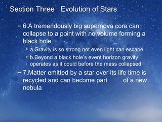 Stars and Galaxies Notes PowerPoint | PPT