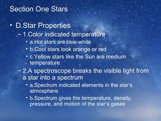 Stars and Galaxies Notes PowerPoint | PPT