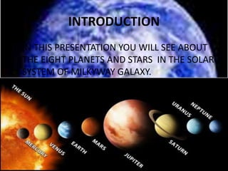 Stars and planets | PPTX