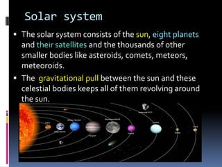Stars and solar system | PPTX | Geography | Science